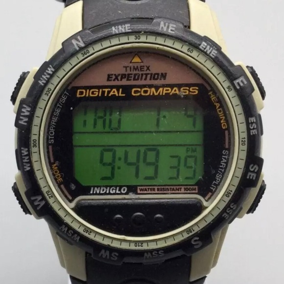 Timex | Accessories | Timex Expedition Digital Compass Indiglo T 4752 ...